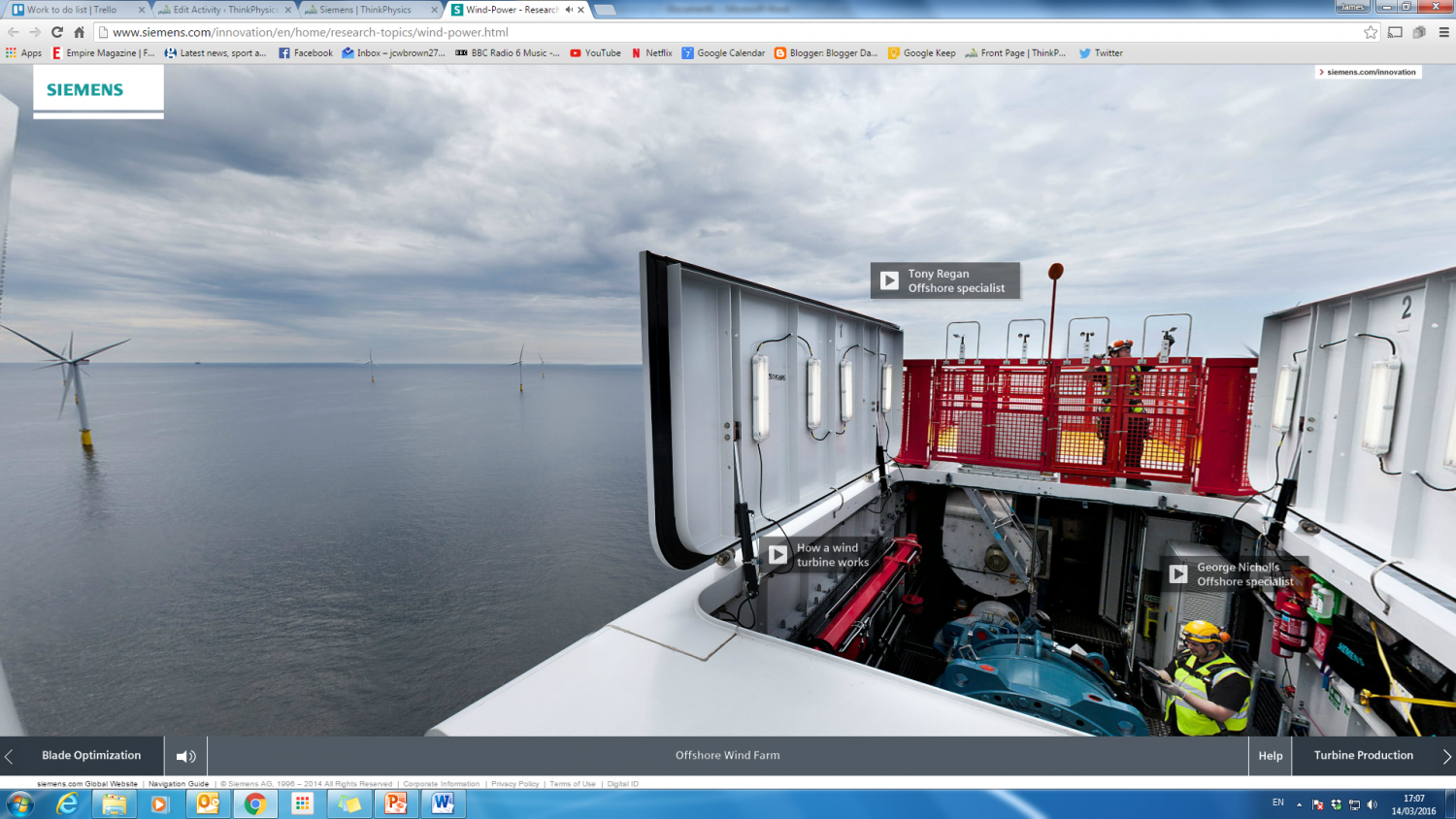 Siemens turbine - NUSTEM