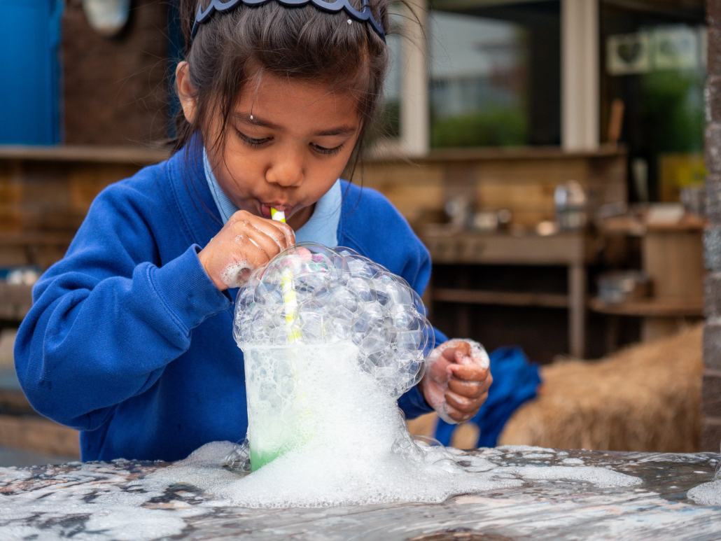 Blowing bubbles provocation - NUSTEM